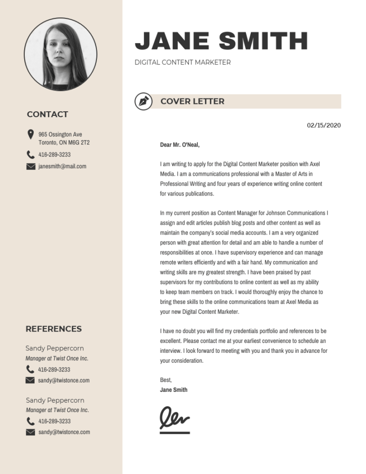 Cover Letter Templates For Free Career Zone Egypt Cover Letter Templates For Free Career Zone Egypt